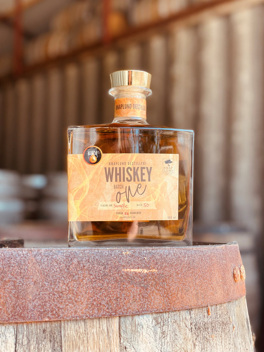 Knaplund whiskey: Batch ONE | 50% | den allerførste danske whiskey – Knaplund Bootleggers