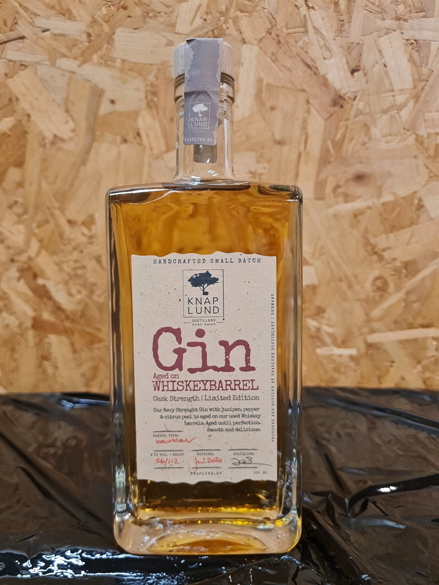 Knaplund Gin | Aged on bourbon whiskeybarrel 56% – Knaplund Bootleggers