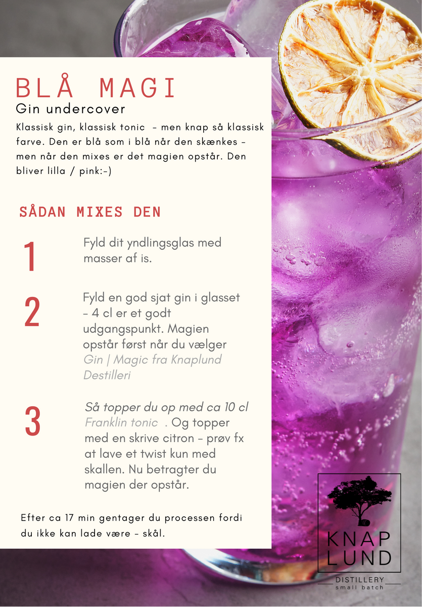 Knaplund Gin | Magic 40 % 250 ml – Knaplund Bootleggers