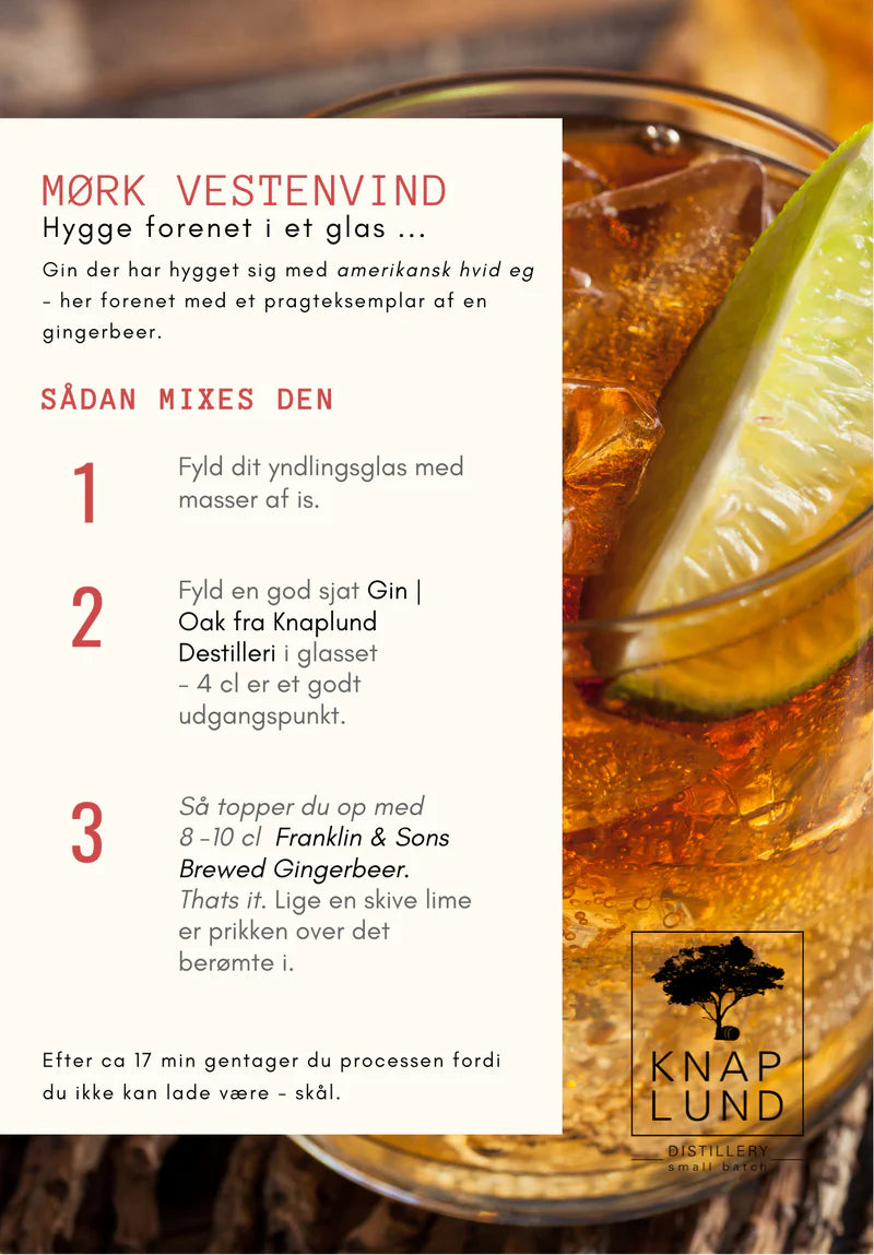 Knaplund Gin | Oak 40% 250 ml – Knaplund Bootleggers
