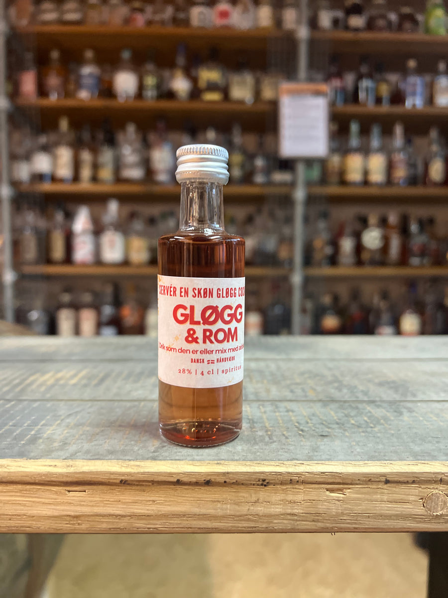 Mini flasker: Gløgg & Rom – Knaplund Bootleggers