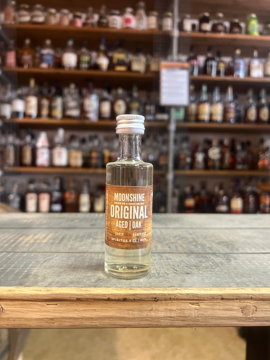 Mini flasker: Moonshine | Original aged oak – Knaplund Bootleggers