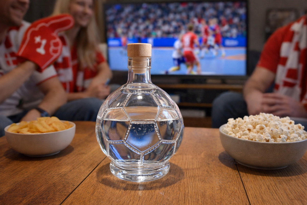Håndbold flaske m/prop ( uden indhold) – Knaplund Bootleggers