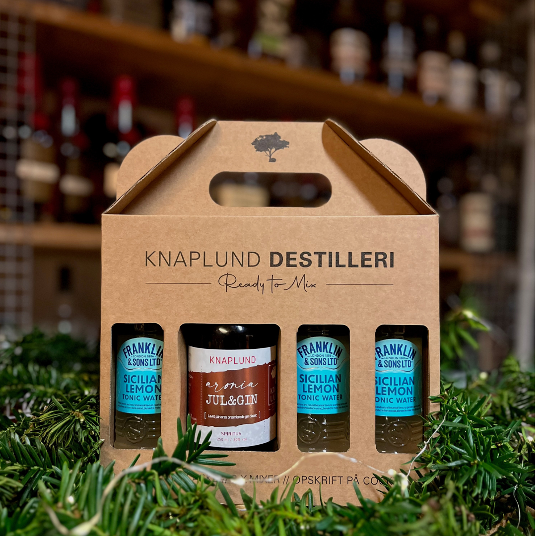 Jul & gin m. Aronia I Knaplund destilleri I 30% - 250 ml – Knaplund ...