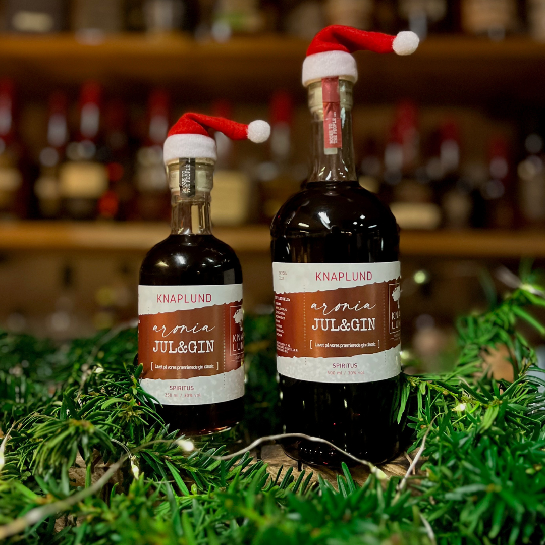 Jul & gin m. Aronia I Knaplund destilleri I 30% - 250 ml – Knaplund ...